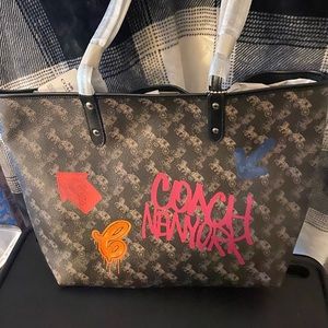 Coach | Bags | Nwt Coach Signature Graffiti 4 Set | Poshmark